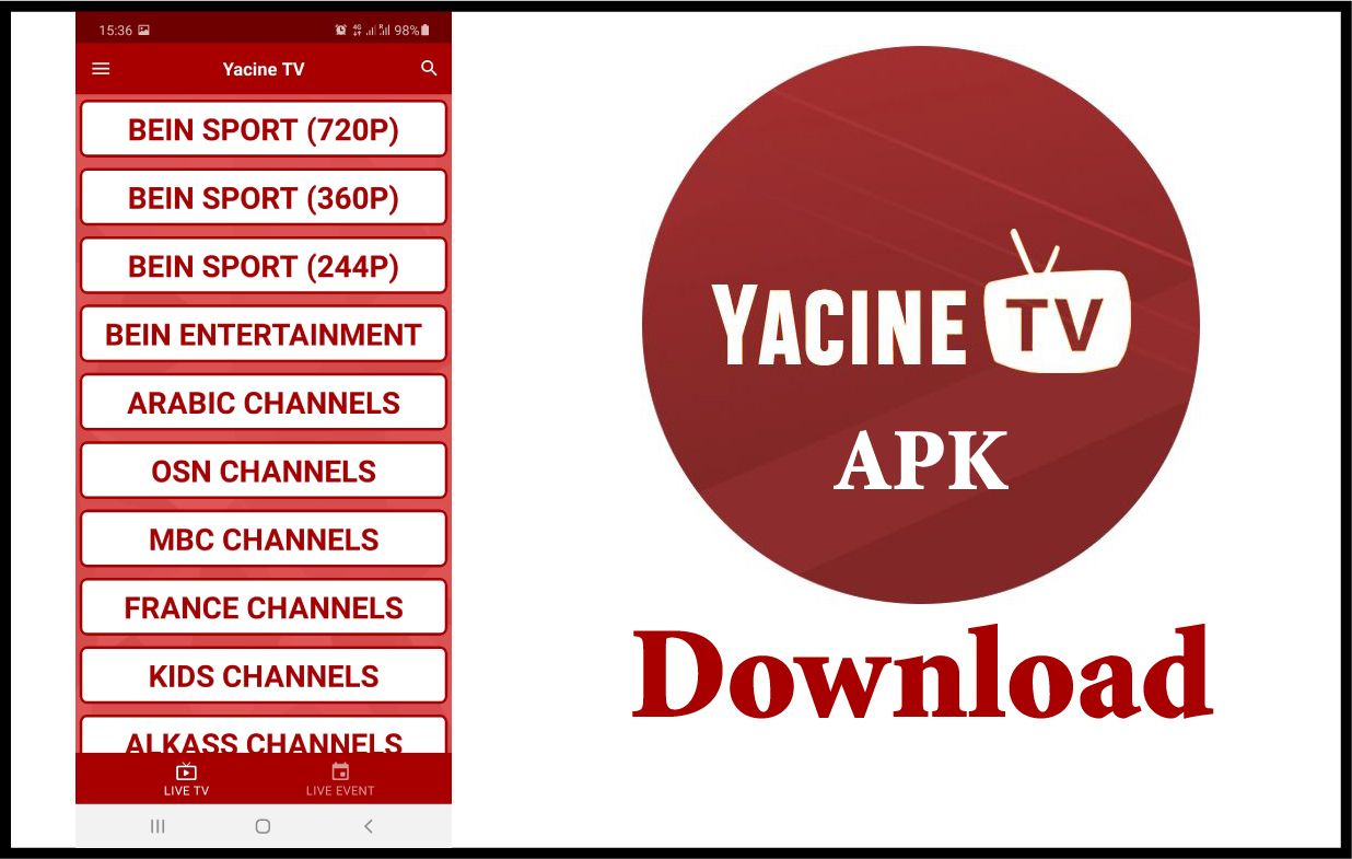 Yacine TV APK v3 Mod Live Stream World Cup 2022 Free - Dafunda.com