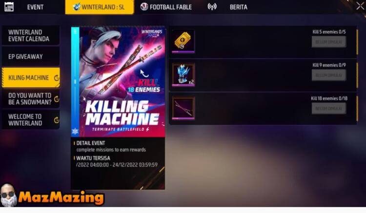 How to Get Katana Gingerbread's Bane FF Skin for Free - Dafunda.com