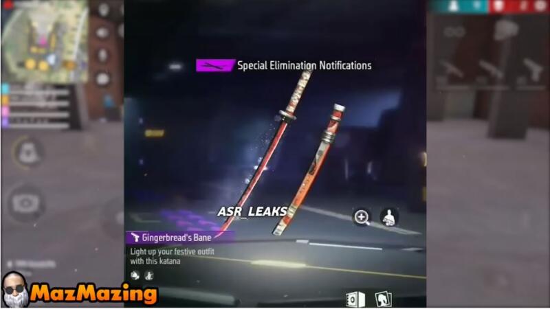 How to Get Katana Gingerbread's Bane FF Skin for Free - Dafunda.com